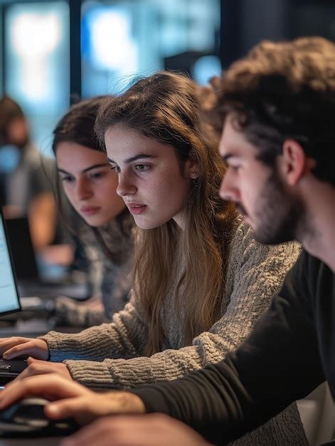 Ict Team Collaborating On Software Development Projects Premium Ai