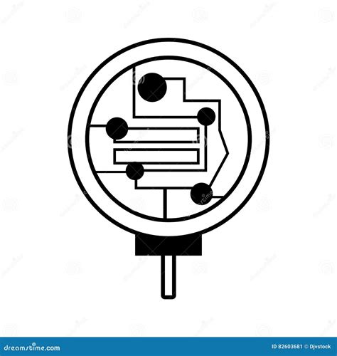 Big Processor Linear Icon Modern Outline Big Processor Logo Con