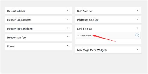How To Set Different Sidebar For Page DNG Help DOC