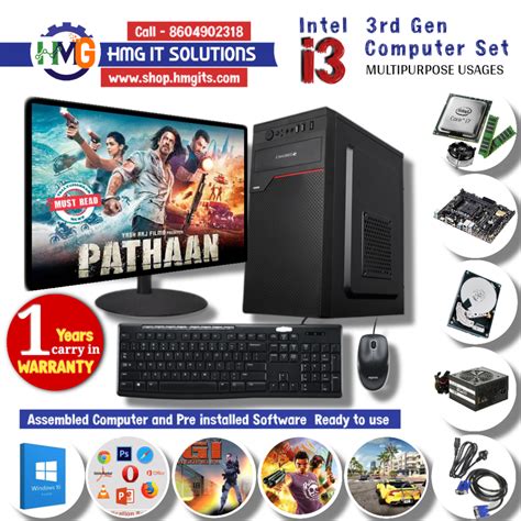 Desktop Pc Intel I Rd Gen Gb Ram Hdd Gb Storage Led Shop Hmgits Com
