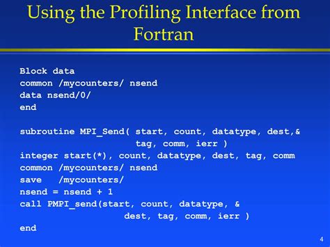 PPT Using PMPI Routines PowerPoint Presentation Free Download ID 4604404