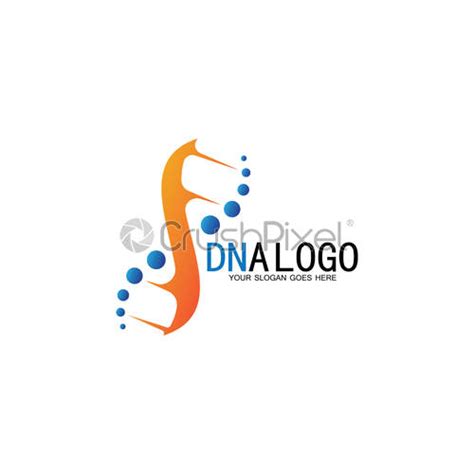 Dna Vector Logo Design Templatemodern Medical Logotypelaboratory