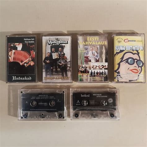6 Kassetti Eesti Muusikat Miller Untsakad Kukerpillid Jne 207735981 Osta Ee