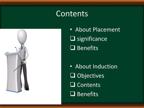 Placement And Induction Pptx