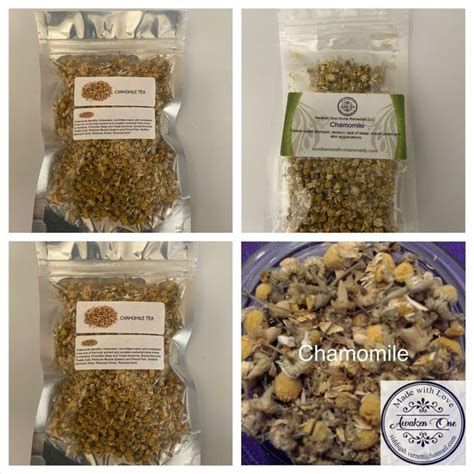 Organic Chamomile Matricaria Chamomilla Etsy Chamomile Tea Organic Herbs Medicinal Herbs