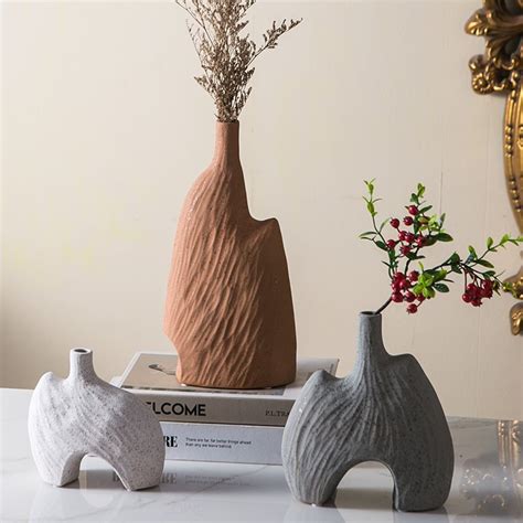 Earthy Textured Vases Lampada