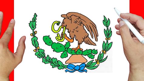 Como Dibujar El Escudo De MÉxico Paso A Paso Y Muy Facilmente Dibujos