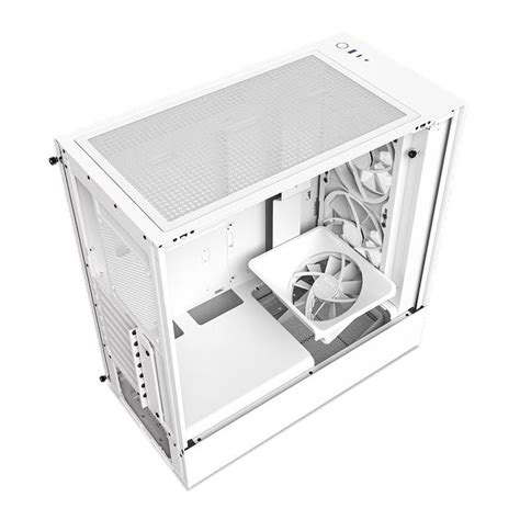 Gabinete Gamer Nzxt H5 Elite Rgb Mid Tower Lateral De Vidro Com 3