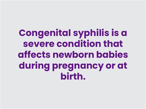Congenital Syphilis Guide Alberta Community Based Research Centre
