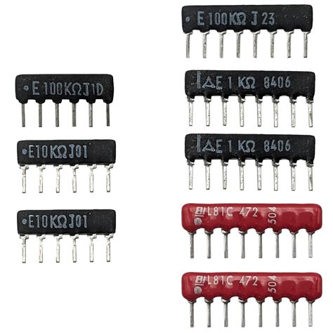 Sip Resistor Network Assortment Includes Isolated And Bussed 22 Piec