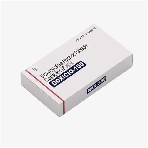 Doxicip Doxycycline Hydrochloride Capsules Strength 100mg At Rs 220