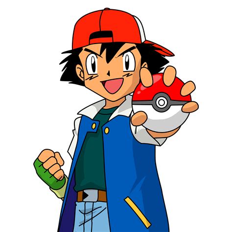 Dibujo Ash Pokemon Png