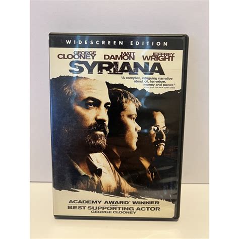 Media Syriana Dvd George Clooney Matt Damon Jeffrey Wright Widescreen