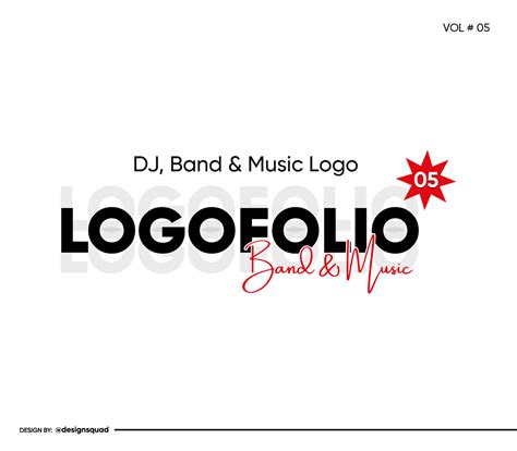 Dj Music Band And Typography Logo And Logofolio Behance