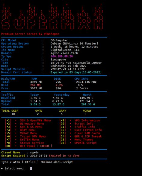 github shopeevpn menu themes