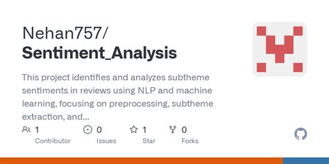 Github Nehan757sentimentanalysis This Project Identifies And Analyzes Subtheme Sentiments