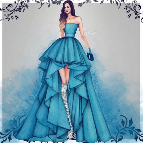 Fashion Illustration Model Drawing