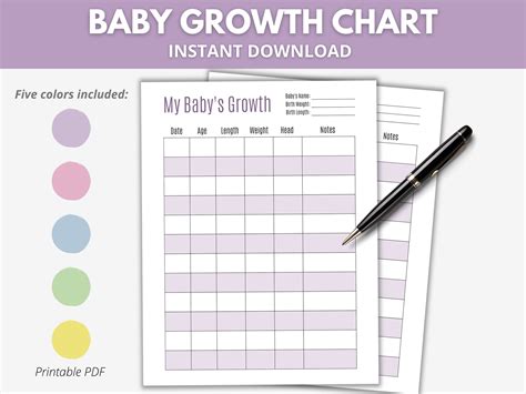 Growth Chart Tracker Template At Tasha Hyman Blog