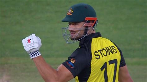 Aus Vs Sl Marcus Stoinis Creates New All Time Record With 17 Ball Half