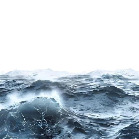 Premium Photo Sea Wave Effect Ai Generated