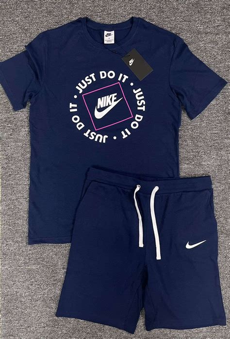 Nike Navy Blue T Shirts And Shorts Combo Inkwoven