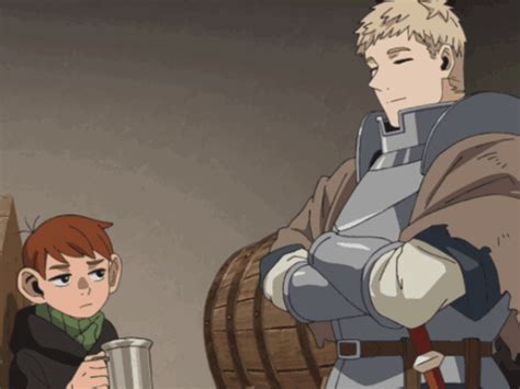 Laios Touden Chilchuck Tims Gif Laios Touden Chilchuck Tims Dungeon Meshi Discover Share Gifs