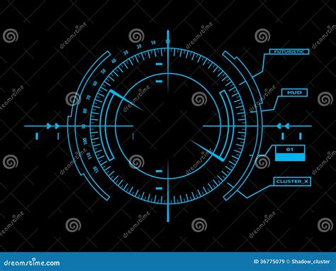 Hud Gui Interface 002 Royalty Free Illustration