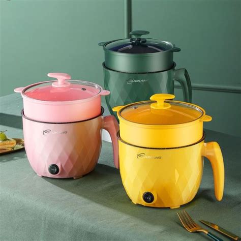 Multifunctional Mini Electric Rice Cooker 2 0l Non Stick Cooking Pot