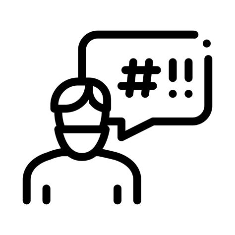 Masked Man Requirements Icon Vector Outline Illustration 17592160