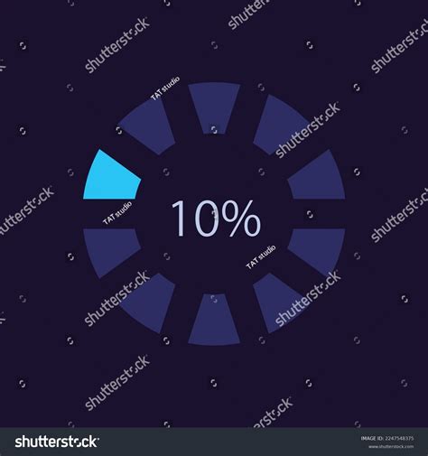 Segmented Radial Wheel Bar Infographic Chart Stock Vector Royalty Free 2247548375 Shutterstock