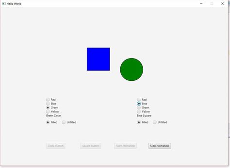 solution javafx gui creating shape circle ractangle etc to fill