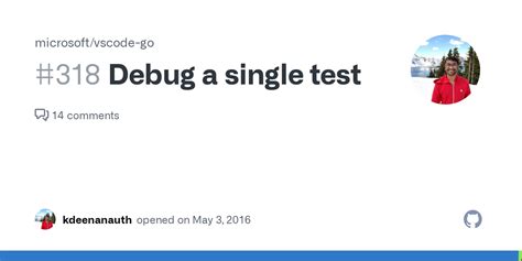 Debug A Single Test · Issue 318 · Microsoftvscode Go · Github