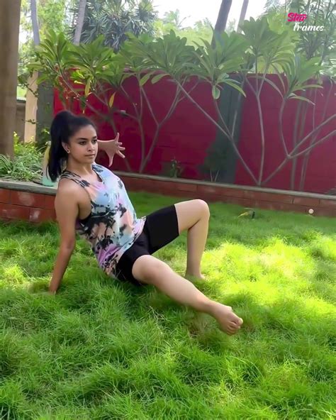 Star Frames On Twitter Keerthy Suresh Never Skips Her Yoga Time