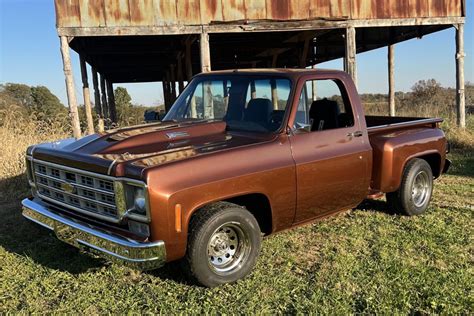 383 Powered 1976 Chevrolet C10 Cheyenne Pickup 4 Speed For Sale On Bat