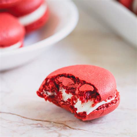 Red Velvet Macarons ~sweet And Savory