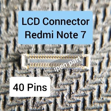 Jual Konektor Lcd Redmi Note Original Tested New Connector Xiaomi