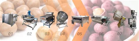 Sugar Coated Peanut Production Line Peanut Roasting Coating Machine