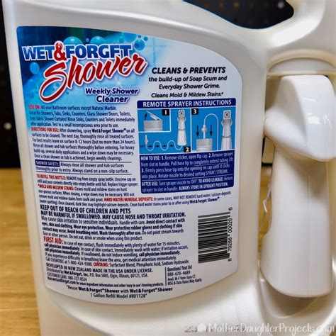 Wet And Forget Shower Cleaner Safety At Lawrence Henry Blog
