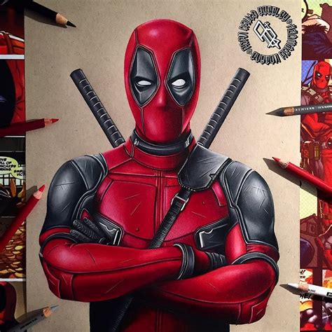 Deadpool Drawings How To Draw Deadpool Step By Step Qtwwm
