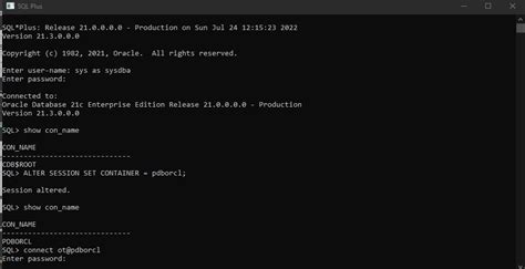 Sqlplus Oracle Connect Via Sql Plus Stack Overflow