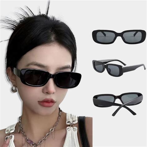 Sunglasses Simple Square Sun Glasses Punk Fashion Sunglasses Small Frame Catwalk Glasses Ptq