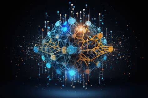 Sparks Of Synapses Artificial Intelligence Brain Synaptic Activity Ai Generated Illustration