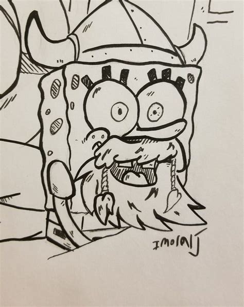 Leif Ericson Spongebob Spongebob Leif Erikson Day Inktober Inktober