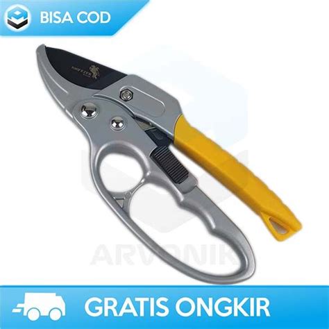 Gunting Batang Ranting Aksesoris Tanaman Garden Pruning Shear Baja