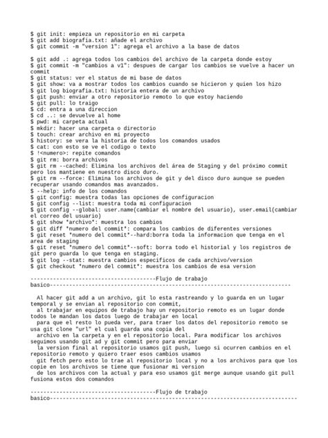 Git Github Pdf Archivo De Computadora Software Del Sistema