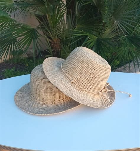 Chapeau En Raphia Naturel Raffiacreation