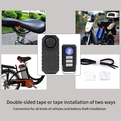 Wireless Bicycle Bike Anti Theft Alarm Security Re Vicedeal