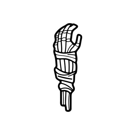 Isolate Mummy Hand Character On Background 41645167 Vector Art At Vecteezy