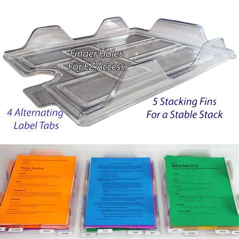 Innovative Desktop File Storage Folder Stack File Grandado