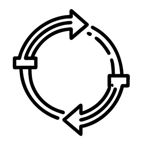 Rotation Icon Premium Ai Generated Vector
